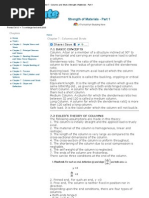 SOM - SF and BM Formulas | PDF | Bending | Strength Of Materials