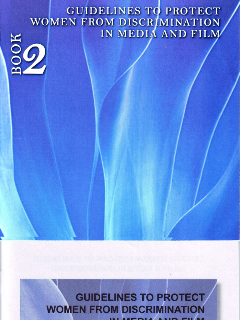Guidelines To Protect Women From Discrimination in Media and Film (Book ...