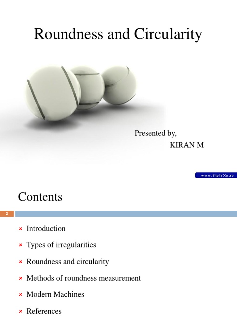 Roundness and Circularity | Angle | Circle