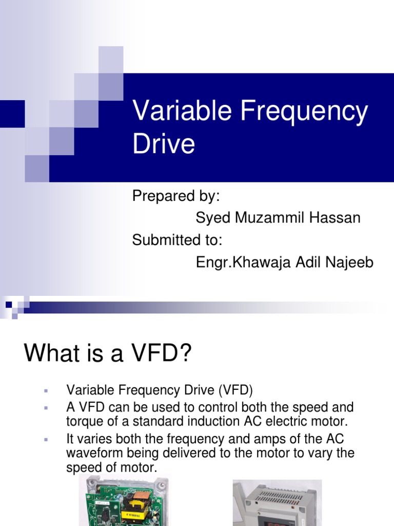 Overview of Variable Frequency Drives | PDF | Electric Motor | Power ...