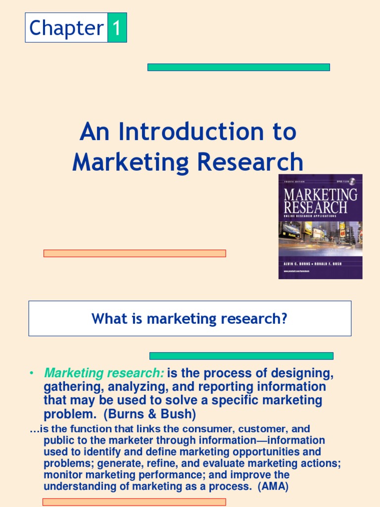 Introduction to Marketing Research Process | PDF | Career & Growth ...