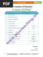 Intermediate First Year Physics Notes | PDF | Observational Error ...
