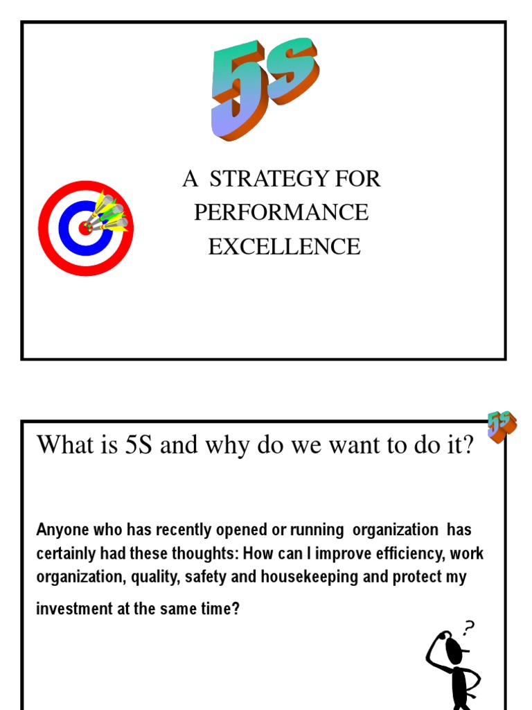 5S Manual | PDF | Quality (Business) | Safety