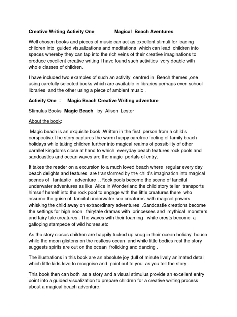 Magic Beach and Castles | Download Free PDF | Beach | Classroom