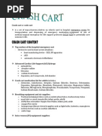 Crash Cart Medication Checklist | PDF