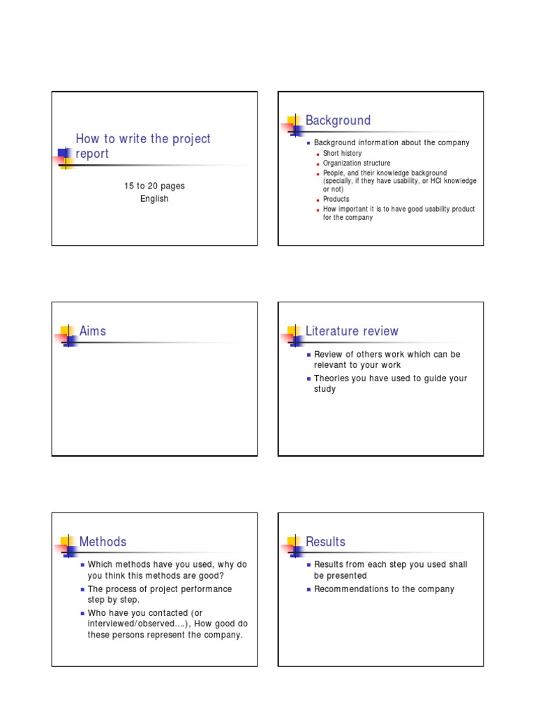 Project Report Writing Guide | PDF | Career & Growth | Art