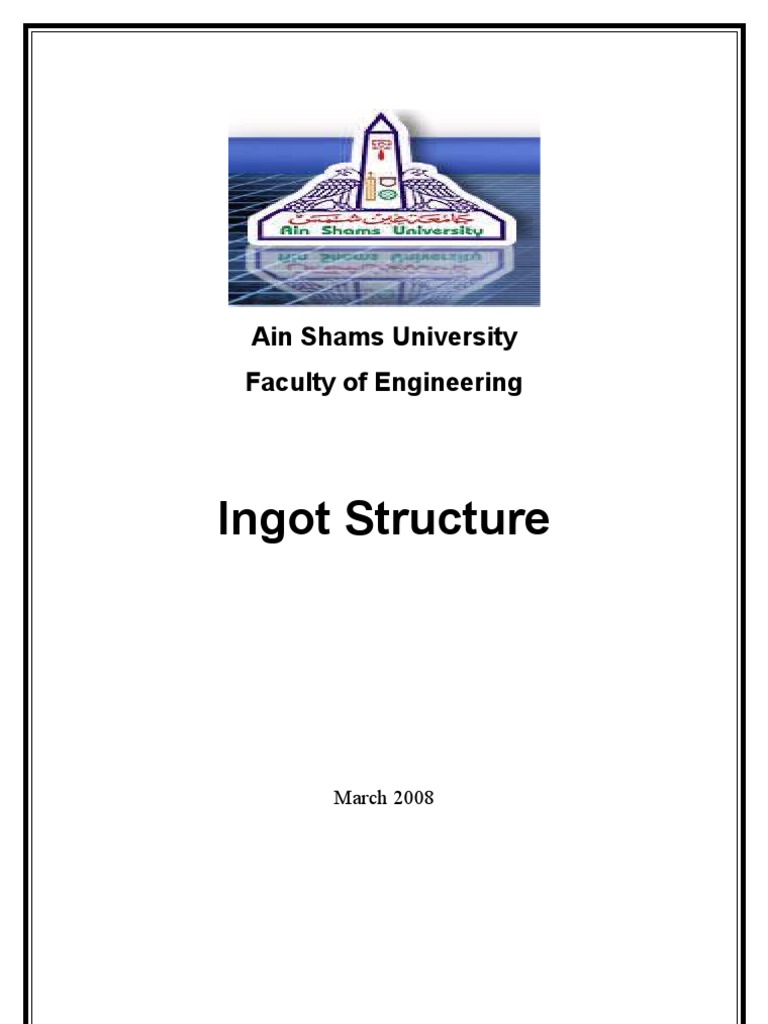 Ingot Structure | PDF | Ingot | Casting (Metalworking)