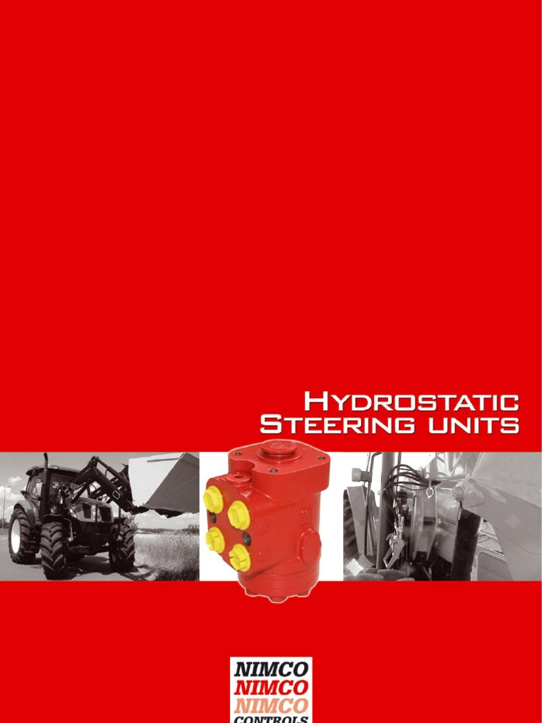NIMCO Hydrostatic Steering Unit | PDF | Steering | Valve
