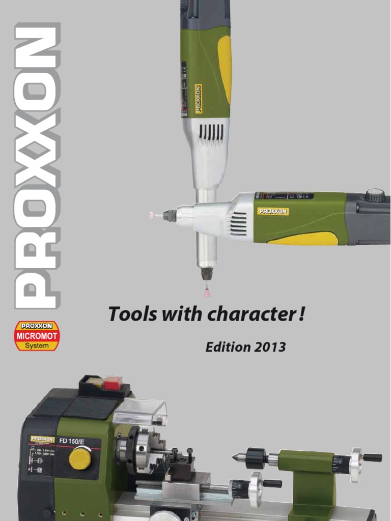 Proxxon Micromot Uk | PDF | Vacuum Cleaner | Drill
