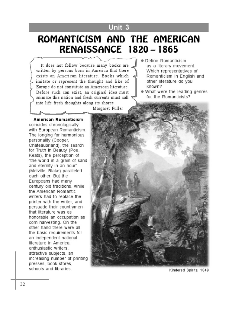 American Literature Book Unit3 | PDF | Washington Irving | Ralph Waldo ...