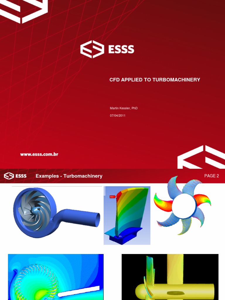 CFD Applied to Turbomachinery Design | PDF | Computational Fluid ...