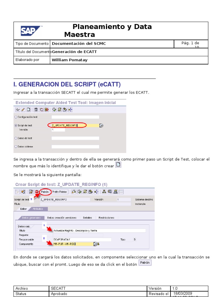 Guia para Crear Un ECATT | PDF | Archivo de computadora | Planificación
