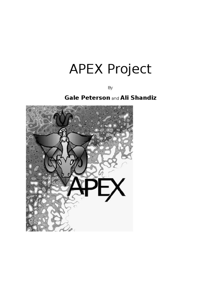 APEX PROJECT, Ch.1 | PDF | Nature