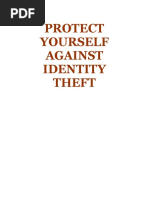 Identity Theft Paper | PDF | Identity Theft | Fraud