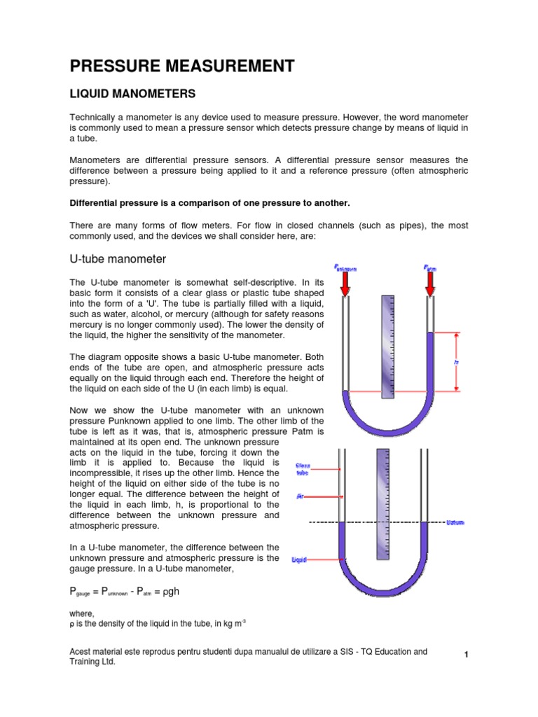 Pressure | PDF
