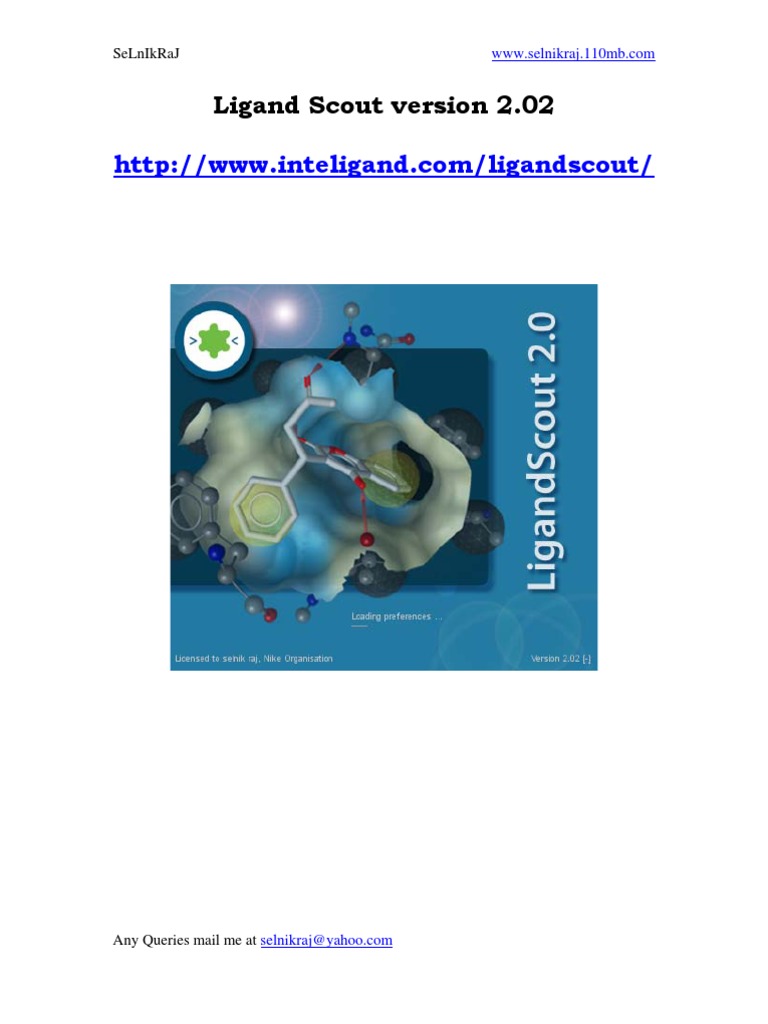 SeLnIkRaj - Ligand Scout | PDF | Ligand (Biochemistry) | Active Site