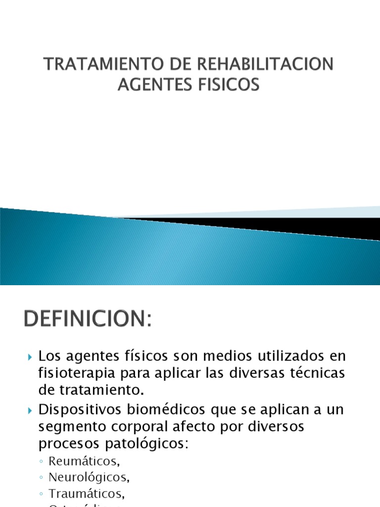 Agentes físicos en fisioterapia: clasificación, aplicaciones y efectos ...