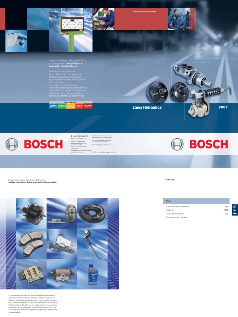 Bosch Linea Hidraulica 07 | PDF | Sedanes | Tecnologías automotrices