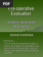 Pre Anesthetic Assessment | PDF | Anesthesia | Surgery
