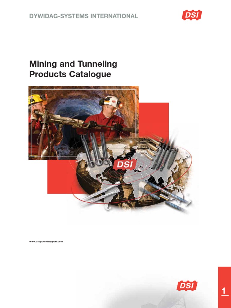 DSI Mechanical Rock Bolts Catalogue | PDF | Nut (Hardware) | Screw