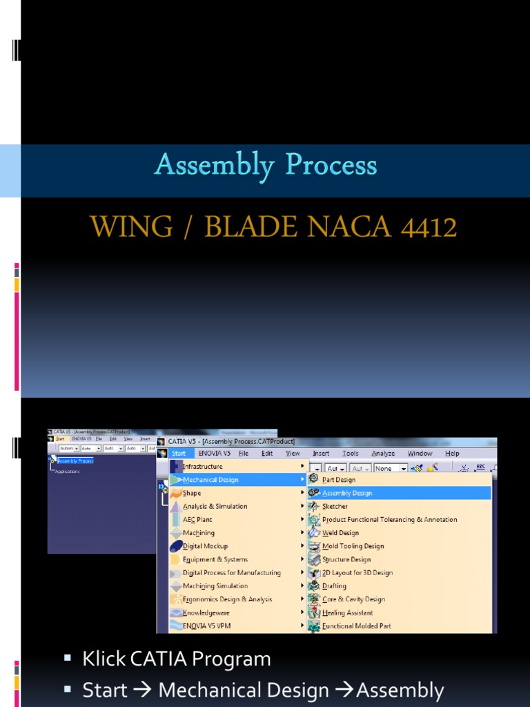 Panduan Assembly Wing NACA 4412 | PDF | Komputer