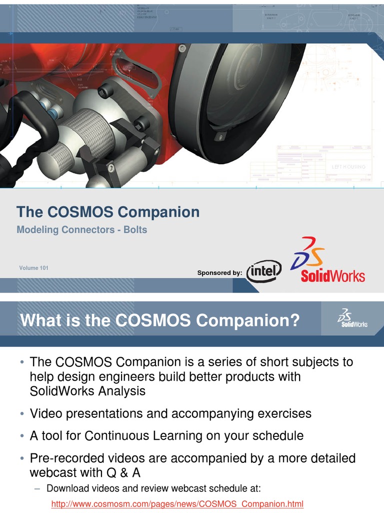 CosmosWorks 101 Bolt Connectors | PDF