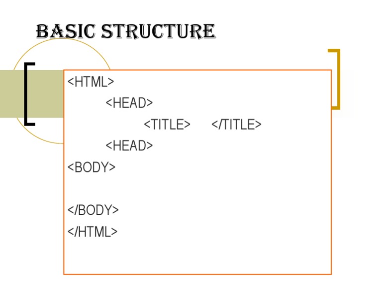 Basic Structure | PDF