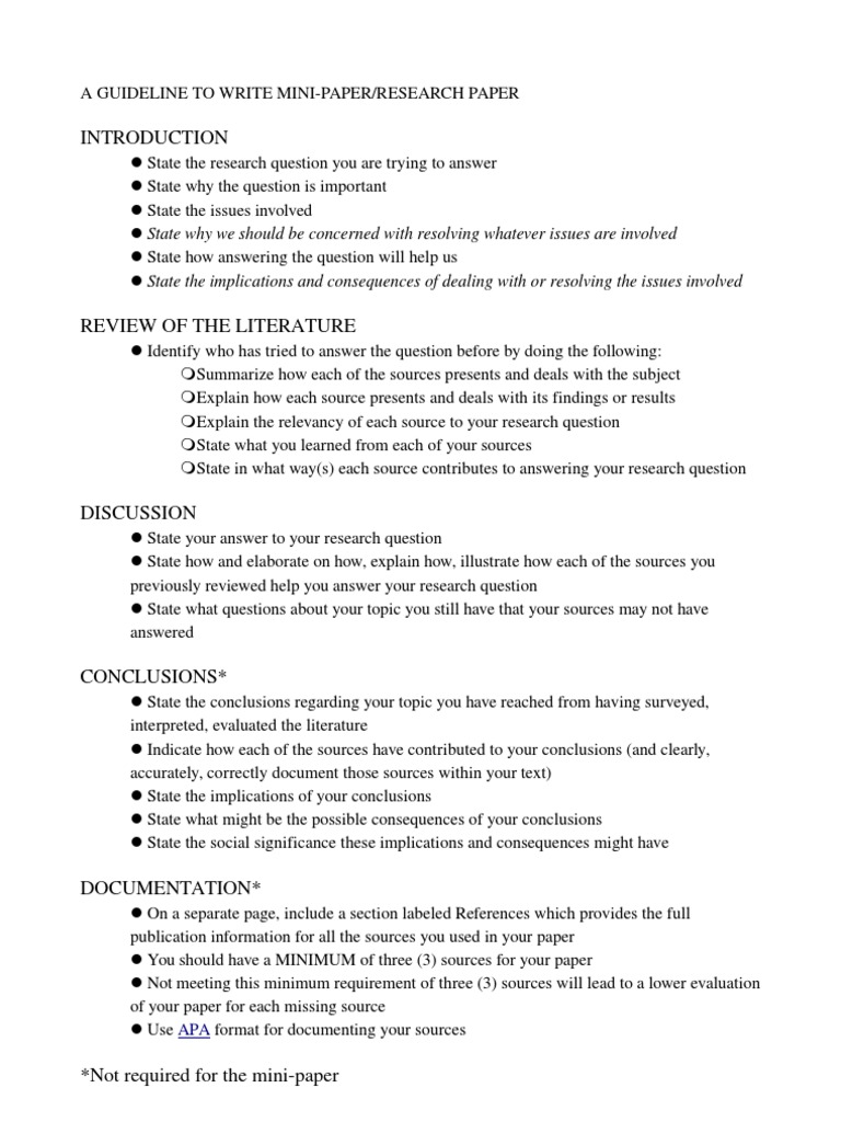 Guide To Mini Research | PDF | Vitamin | Dietary Supplements