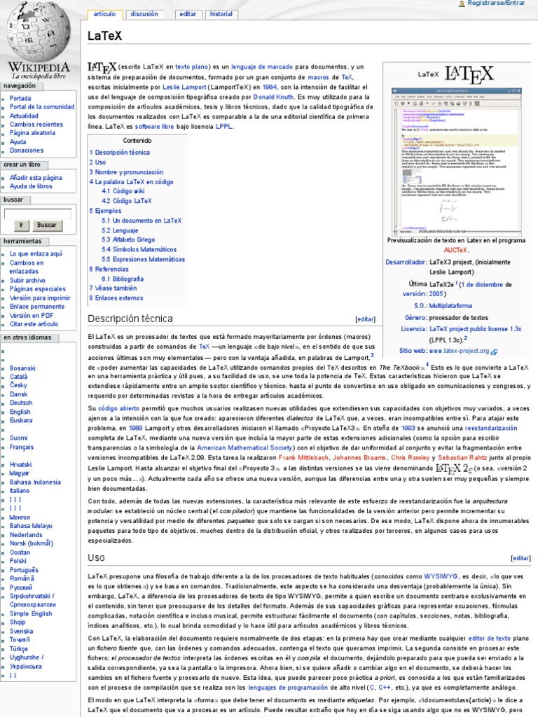 Es-wikipedia-Org Wiki LaTeX QGPGNXVL | PDF | Informática | Comunicación ...
