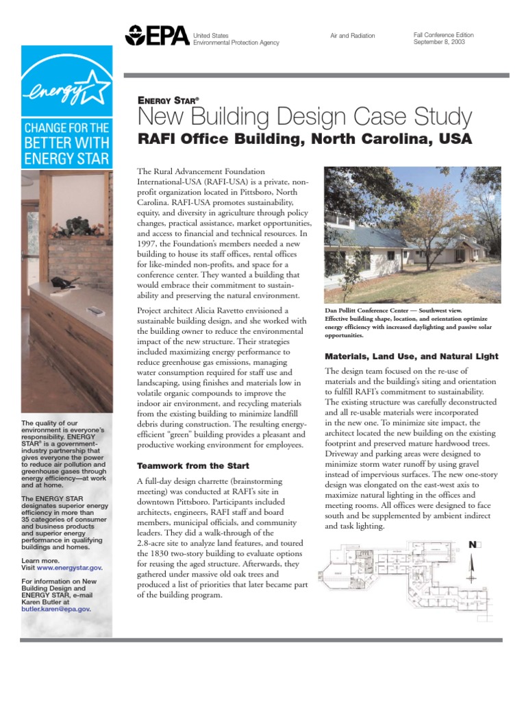 Case Study PDF | PDF | Efficient Energy Use | Green Building