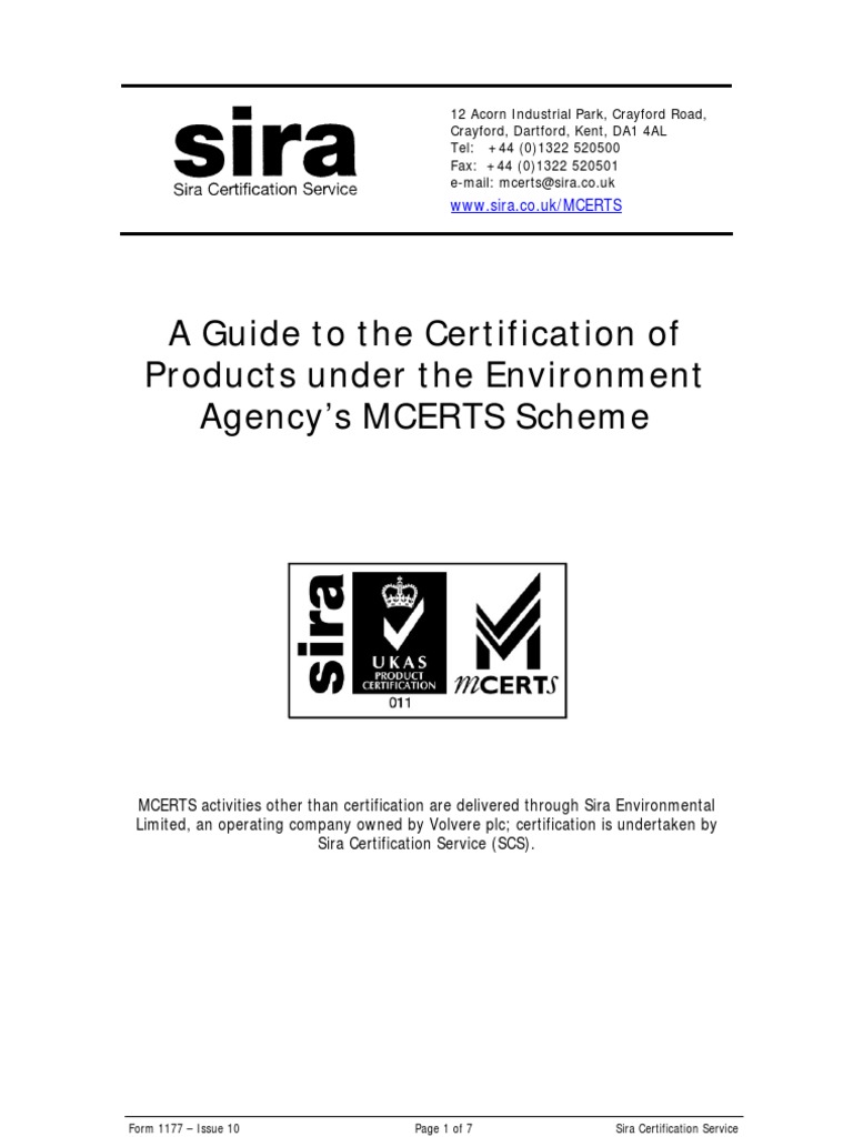 A Guide To Certification SIRA | PDF | Iso 9000 | Evaluation