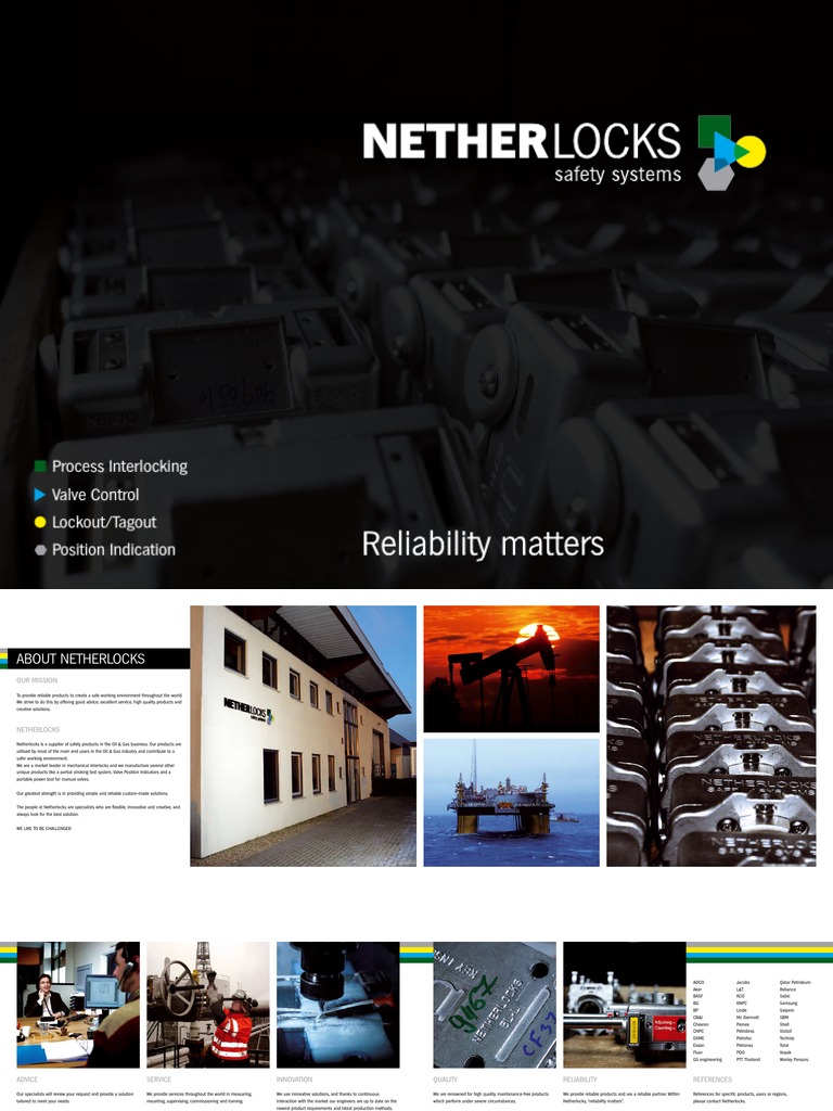 NetherLocks Process Safety | PDF | Valve | Science