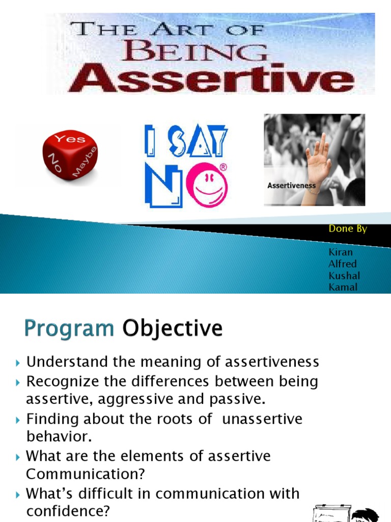 Understanding Assertiveness Recognizing The Differences Between