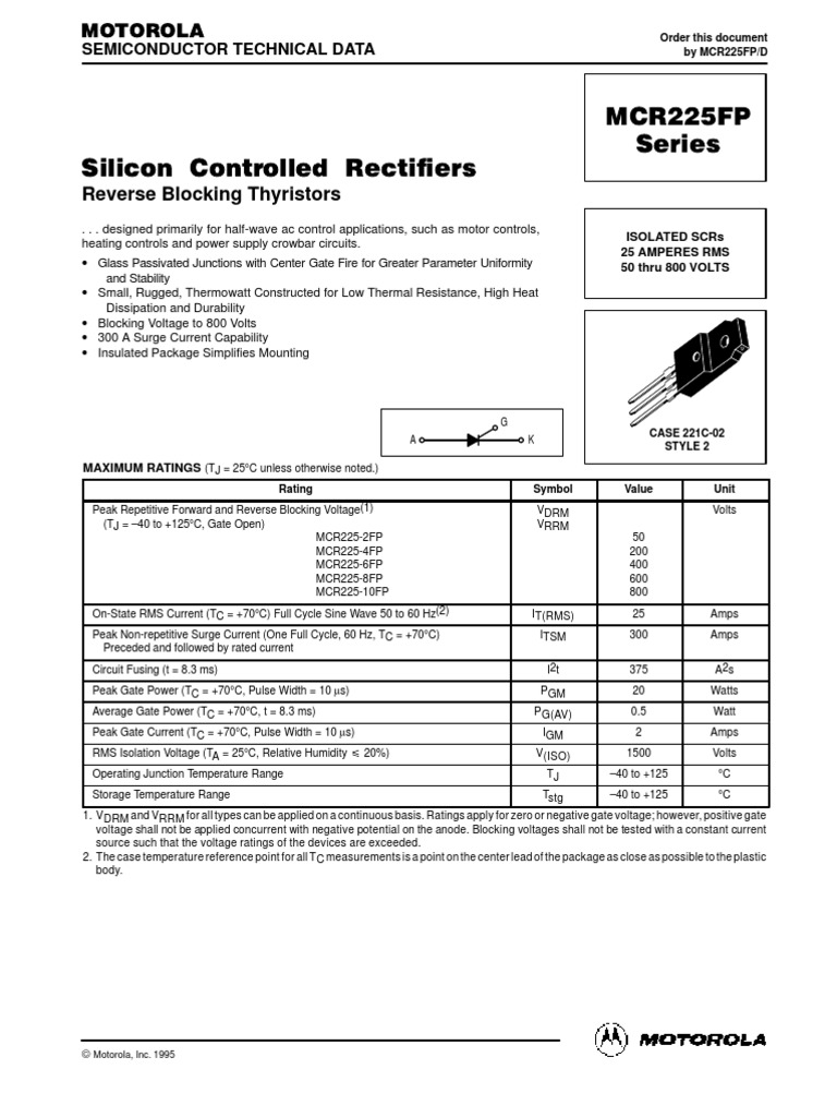 MCR225-2FP | Electromagnetism | Electricity