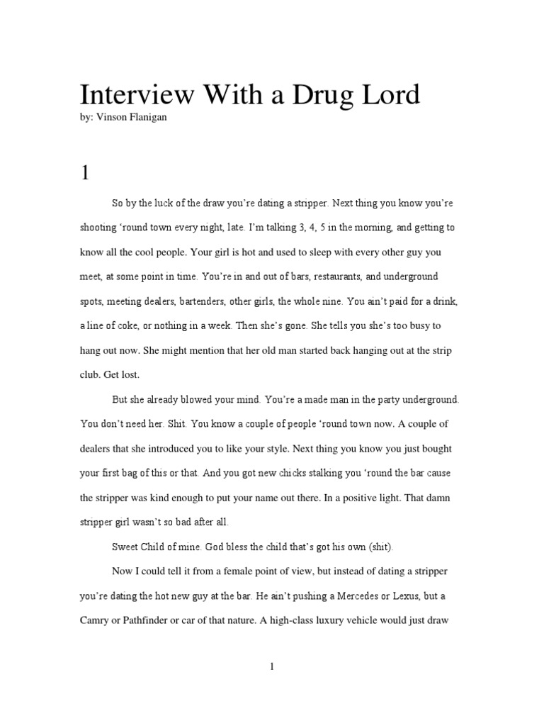 Interview With A Drug Lord | PDF | Cocaine | Nature