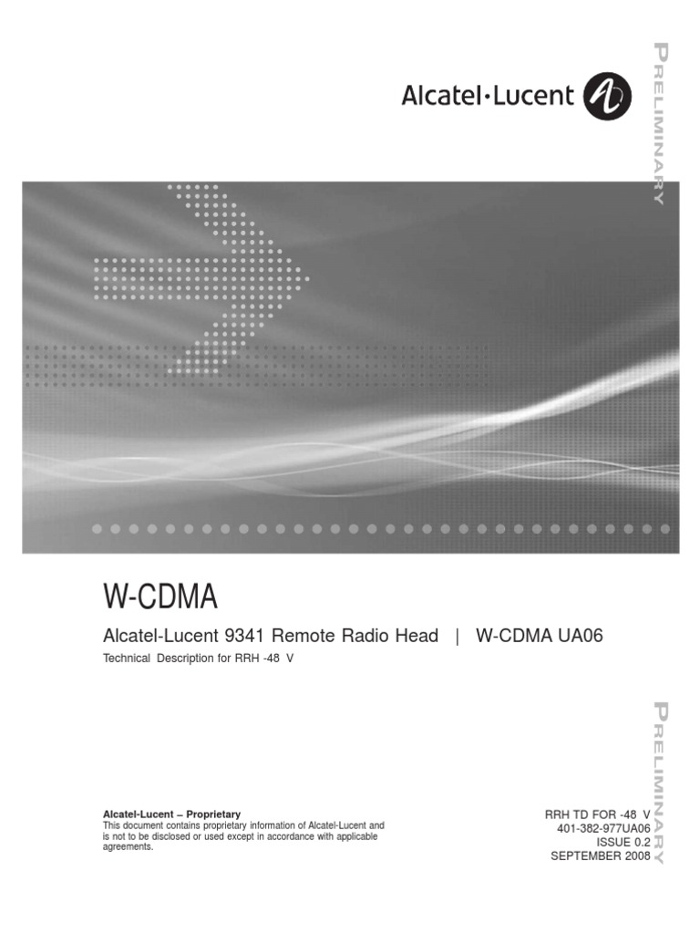 9341 Remote Radio Head | PDF | Radio | Amplifier