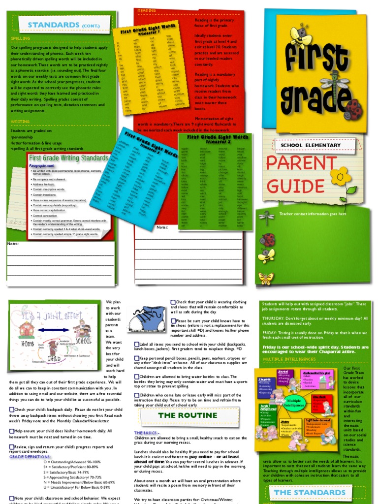 Parent Guide: Standards | PDF | Classroom | Homework