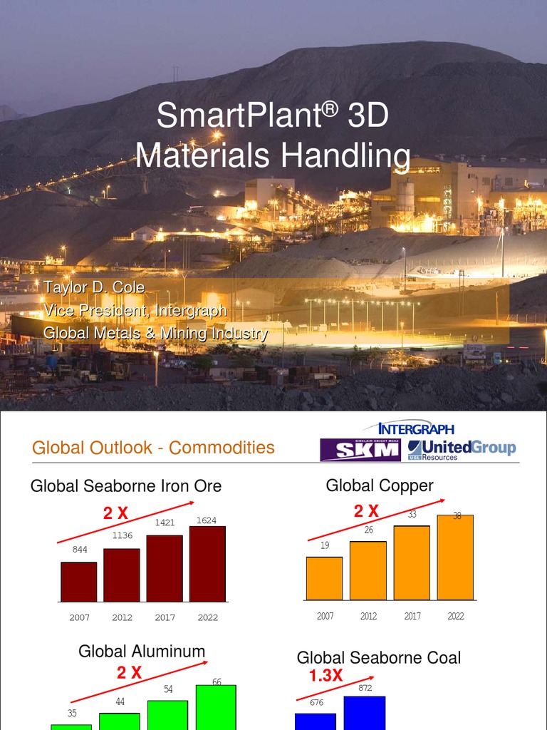 Smartplant 3D Materials Handling: Taylor D. Cole Vice President, Intergraph Global Metals ...