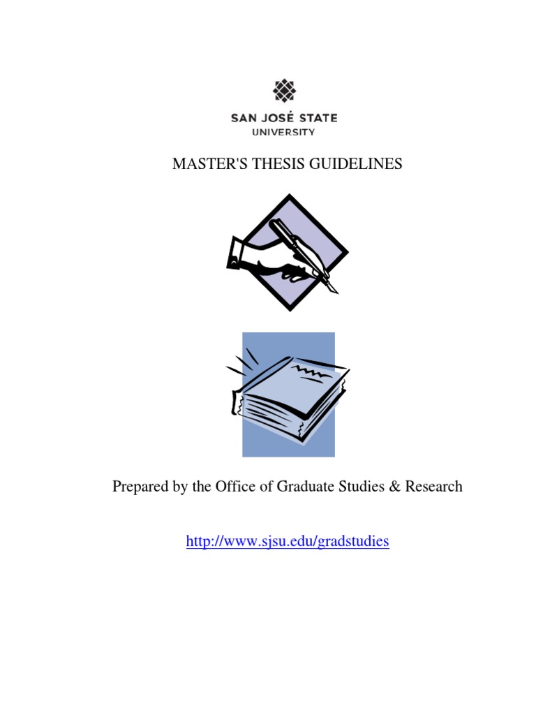 Thesis Guidelines | PDF | Thesis | Editing