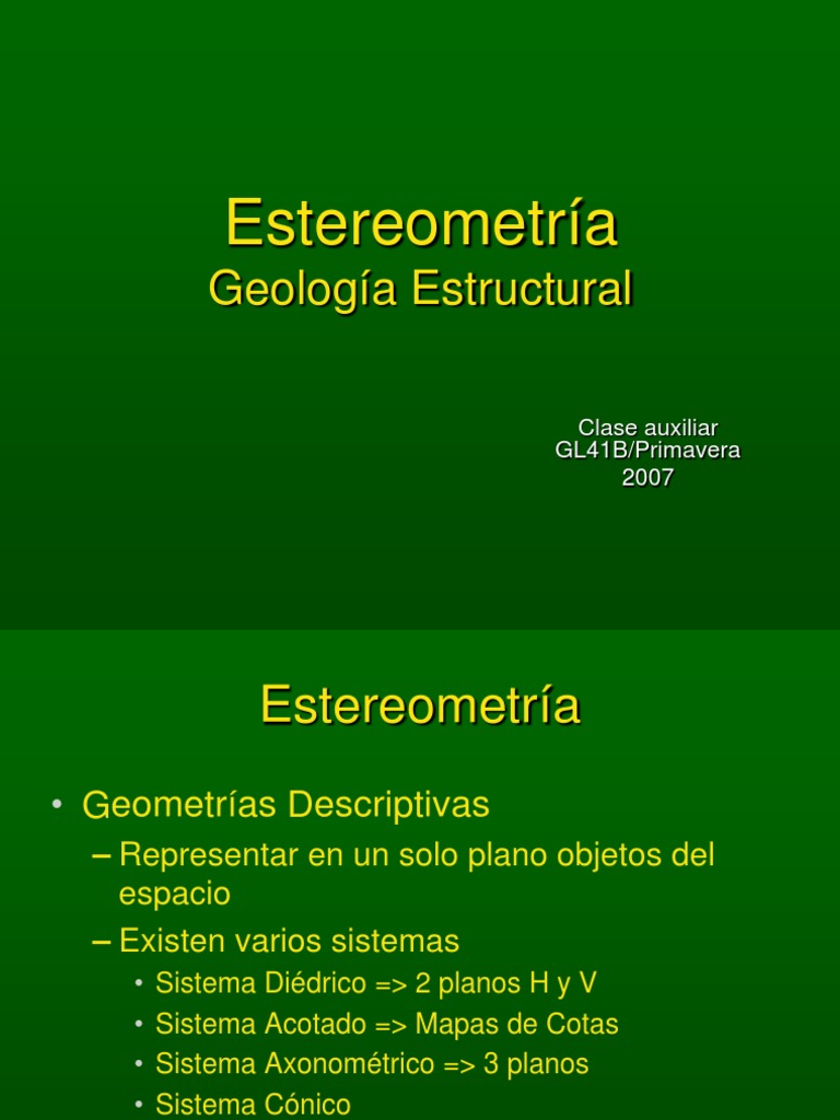 Clase Estereometria | PDF | Espacio | Geometria clasica