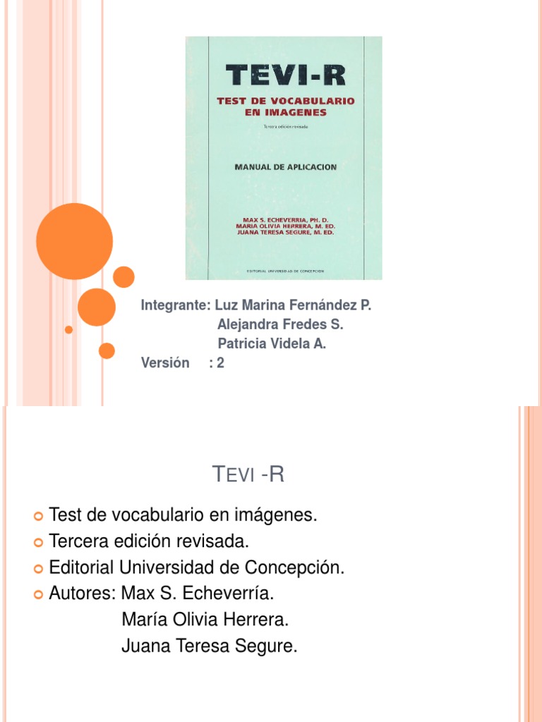 TEVI-R + Manual | PDF