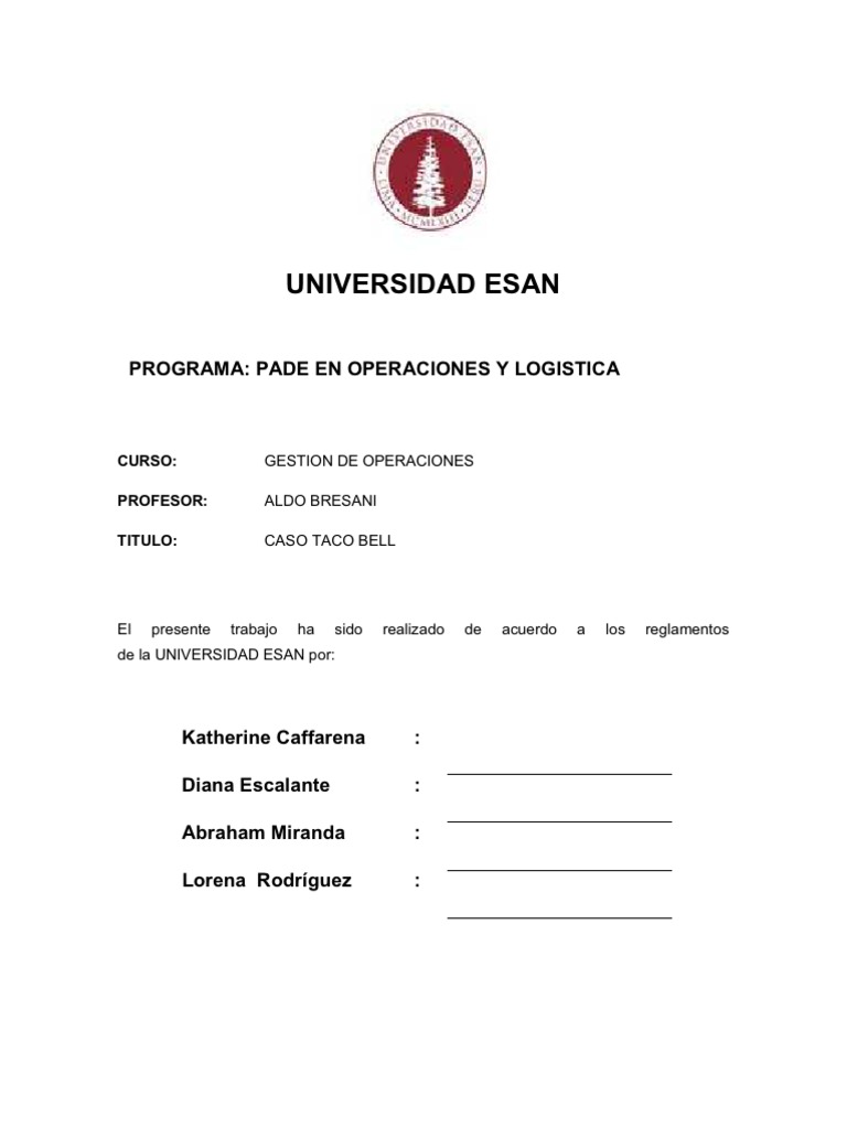 Caso Taco Bell | PDF