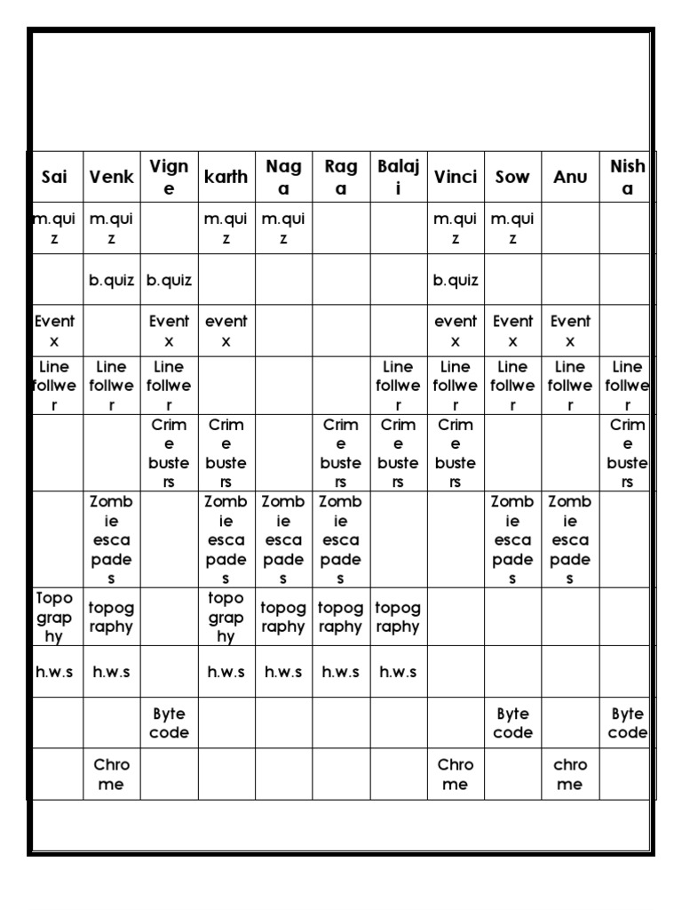 All Events List | PDF | Leisure | Science