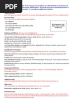 VETASSESS Statement of Service Template | PDF | Employment | Labor