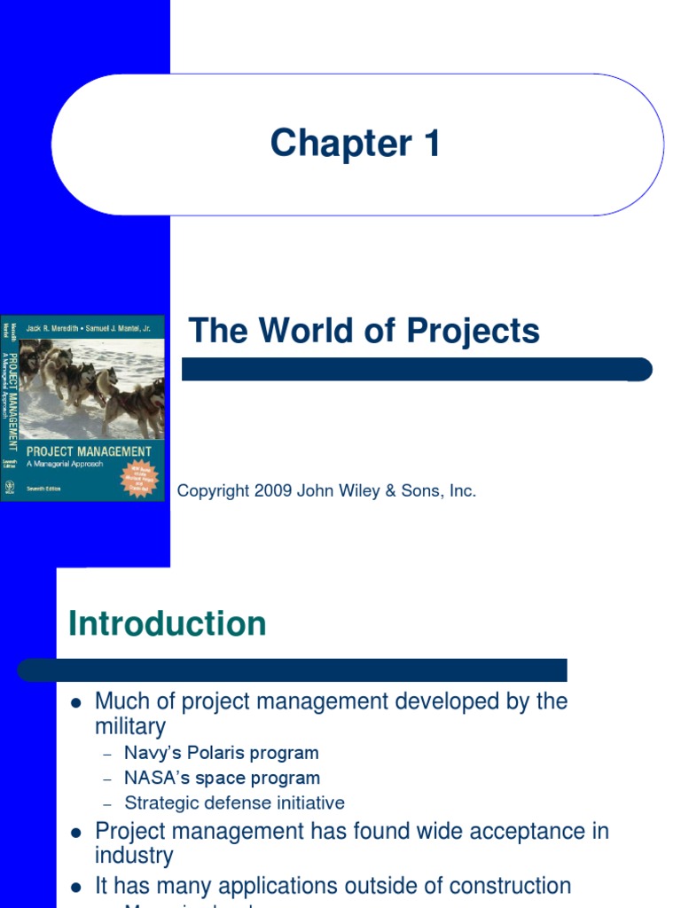 The World of Projects | PDF | Goal | Product Lifecycle
