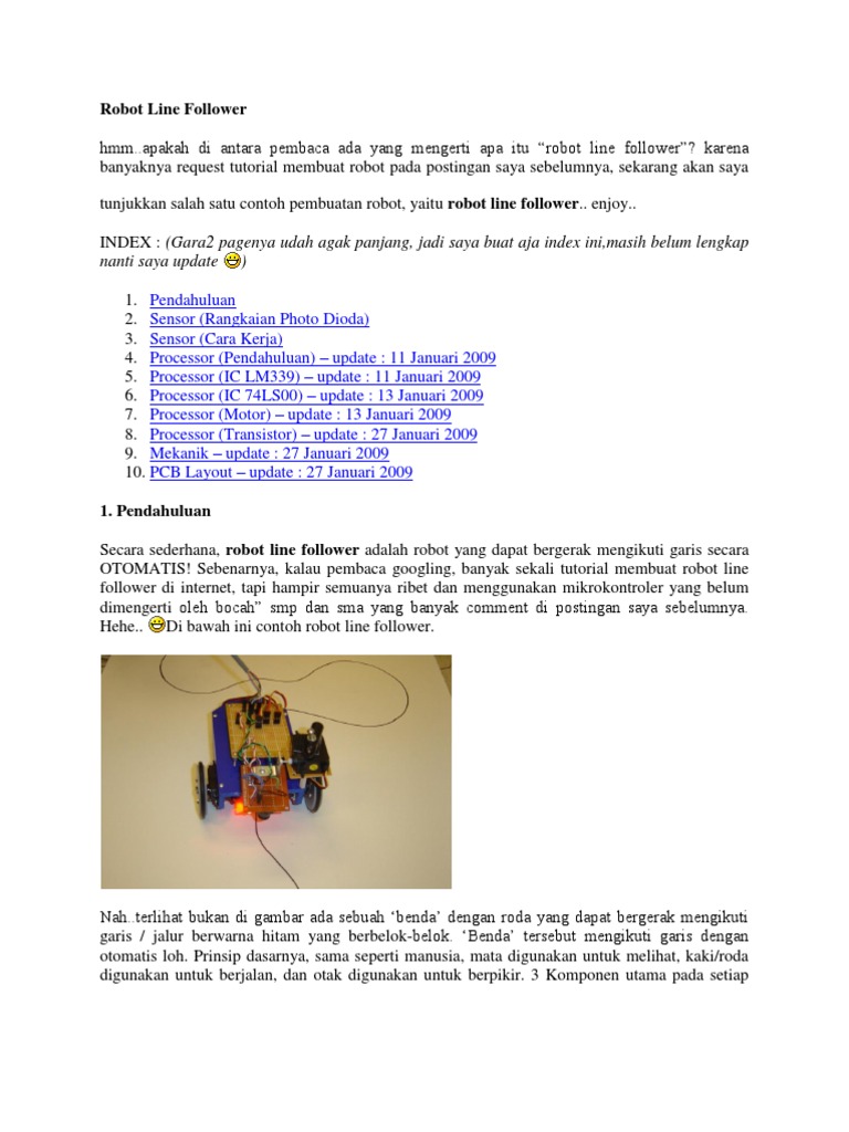Robot Line Follower | PDF
