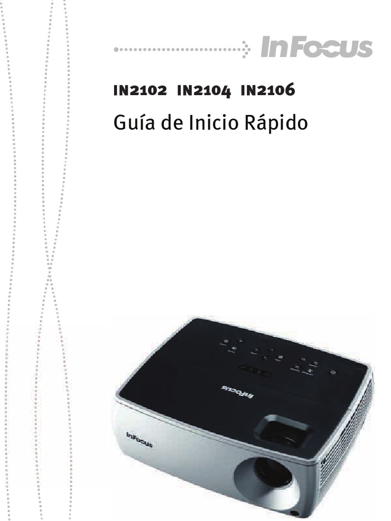 InFocus IN2102 IN2104 IN2106 QuickStartGuide Es | PDF | USB | Control ...