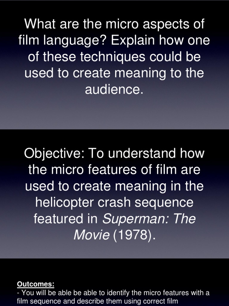 Analyzing Superman's Helicopter Sequence | PDF