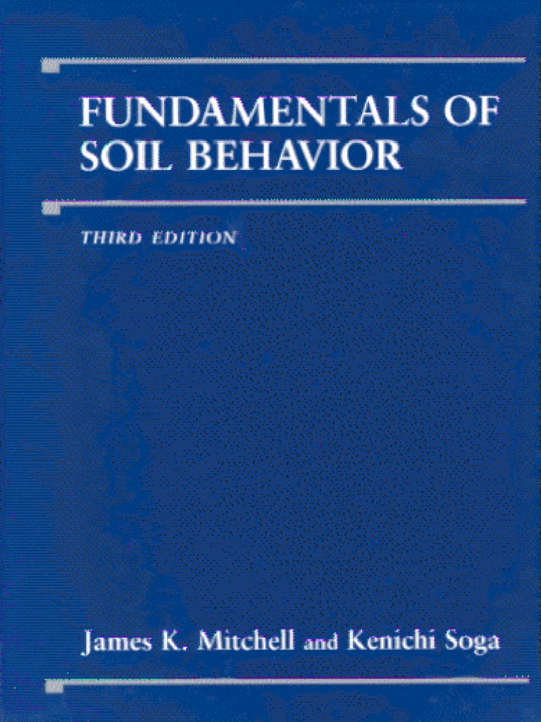 Fundamentals of Soil Behavior | PDF