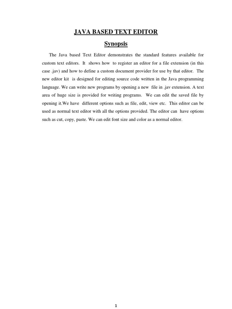 Java Based Text Editor | PDF | Java Servlet | Java (Programming Language)